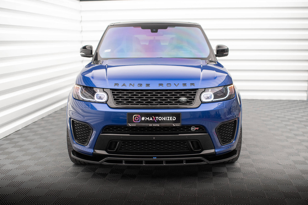 Front Diffusor V.2 Land Rover Range Rover Sport SVR Mk2 Gloss Black ...